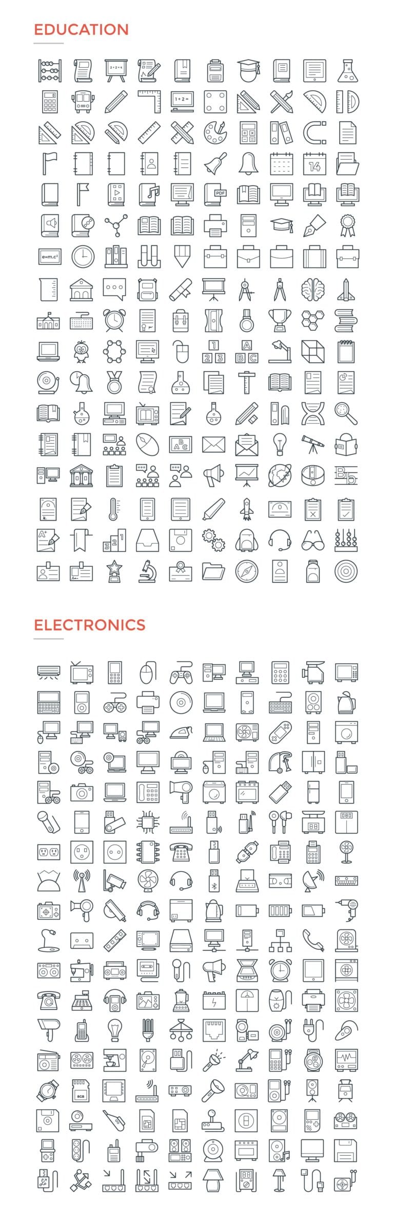 Stiahnite si set 4800 ikoniek v linke — DeTePe [dtp]