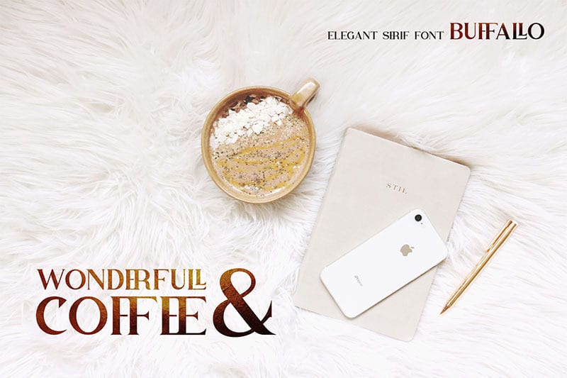 Stiahnite si bezplatne písmo Buffallo — DeTePe [dtp]