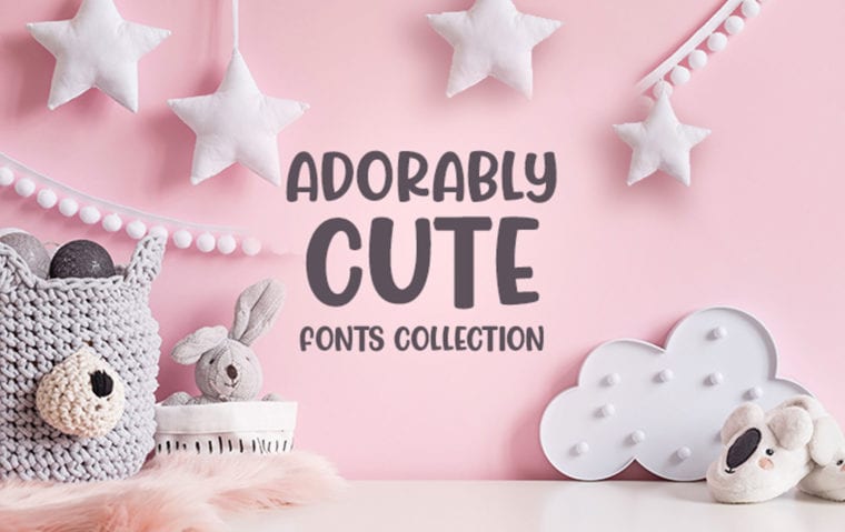 Stiahnite si balík písiem Adorably Cute Fonts Collection za 49 dolárov — DeTePe [dtp]