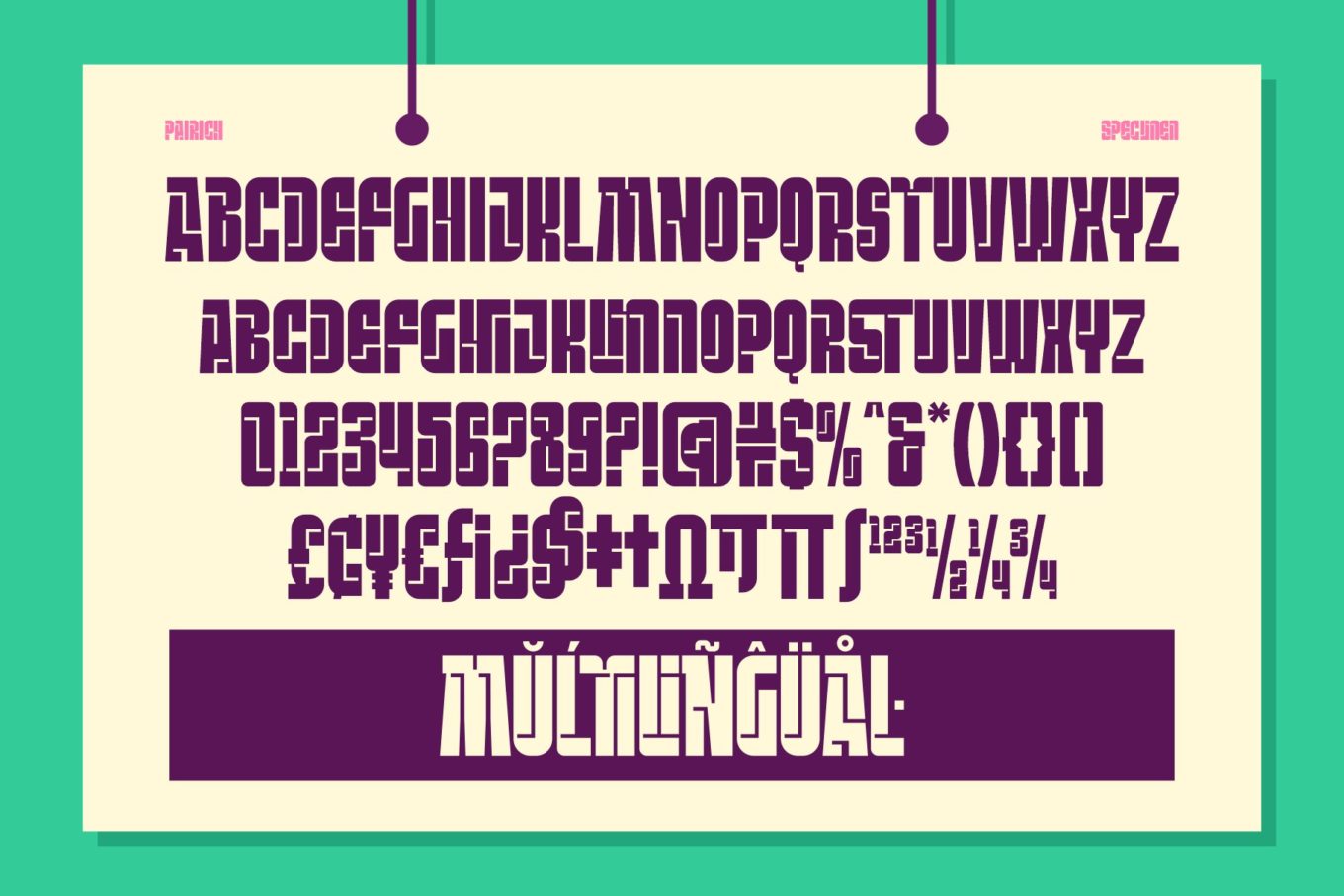 Stiahnite si písmo Pairich za 12$ — DeTePe [dtp]