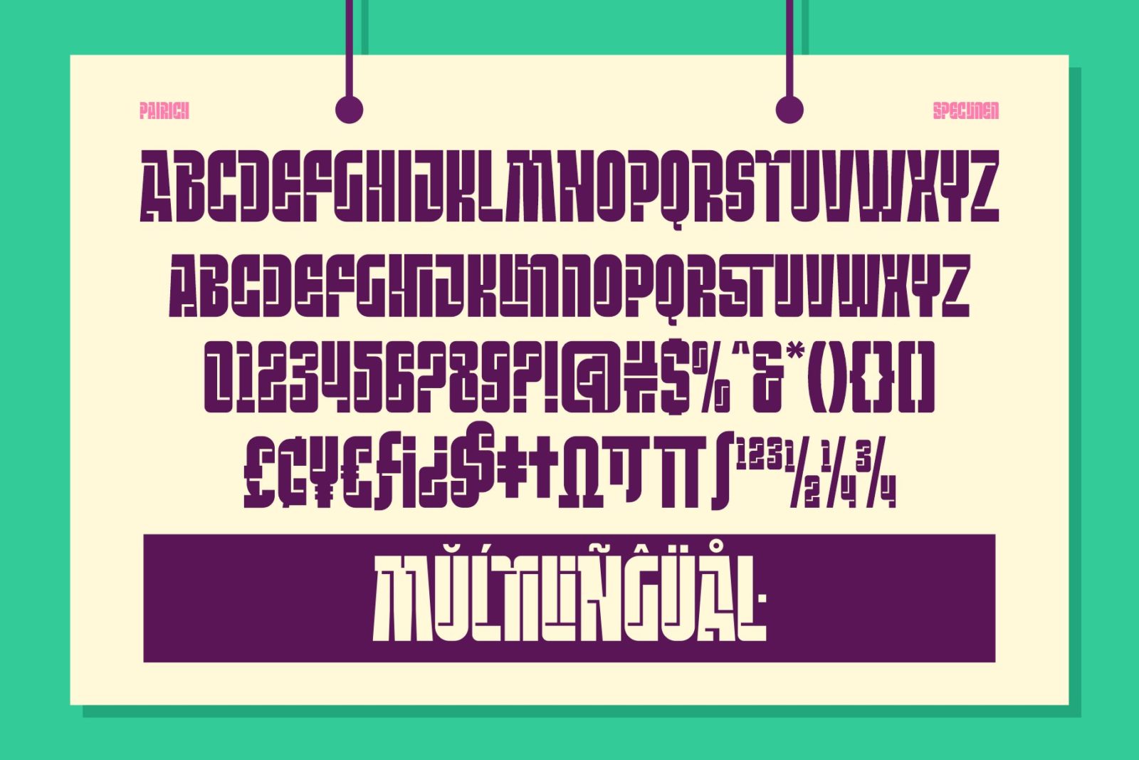 Stiahnite si písmo Pairich za 12$ — DeTePe [dtp]