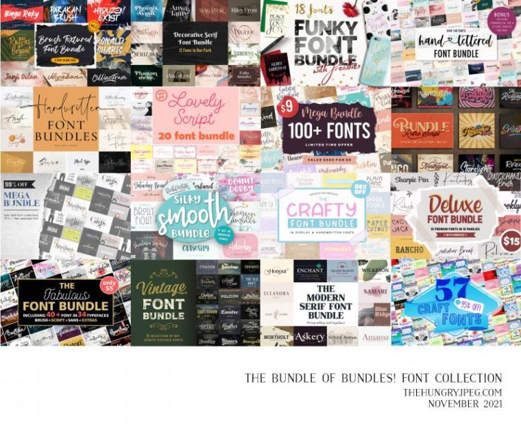 Stiahnite si The Bundle of Bundles plnú fontov — DeTePe [dtp]