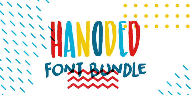 Font dňa – Hanoded’s Handmade Fonts Bundle – DeTePe [dtp]