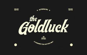 Stiahnite si písmo Goldluck zadarmo! — DeTePe [dtp]