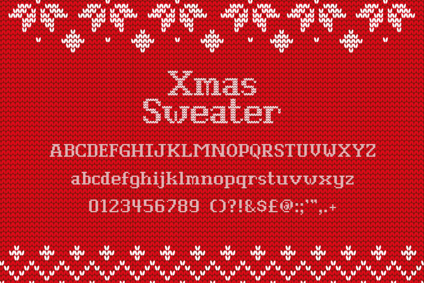 Stiahnite si písmo Xmas Sweater — DeTePe [dtp]