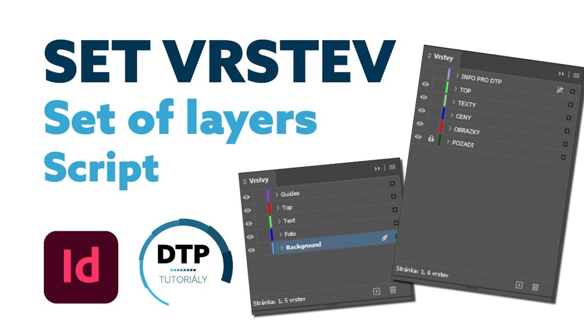 InDesign tutorial: Vlastní set vrstev – InDesign script CZ – DeTePe [dtp]